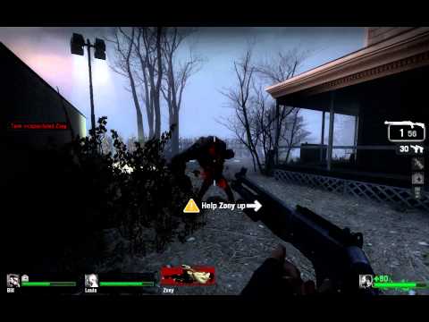 Left 4 Dead Zor ölüm 7 :Botlarla Bu kadar arkadaş