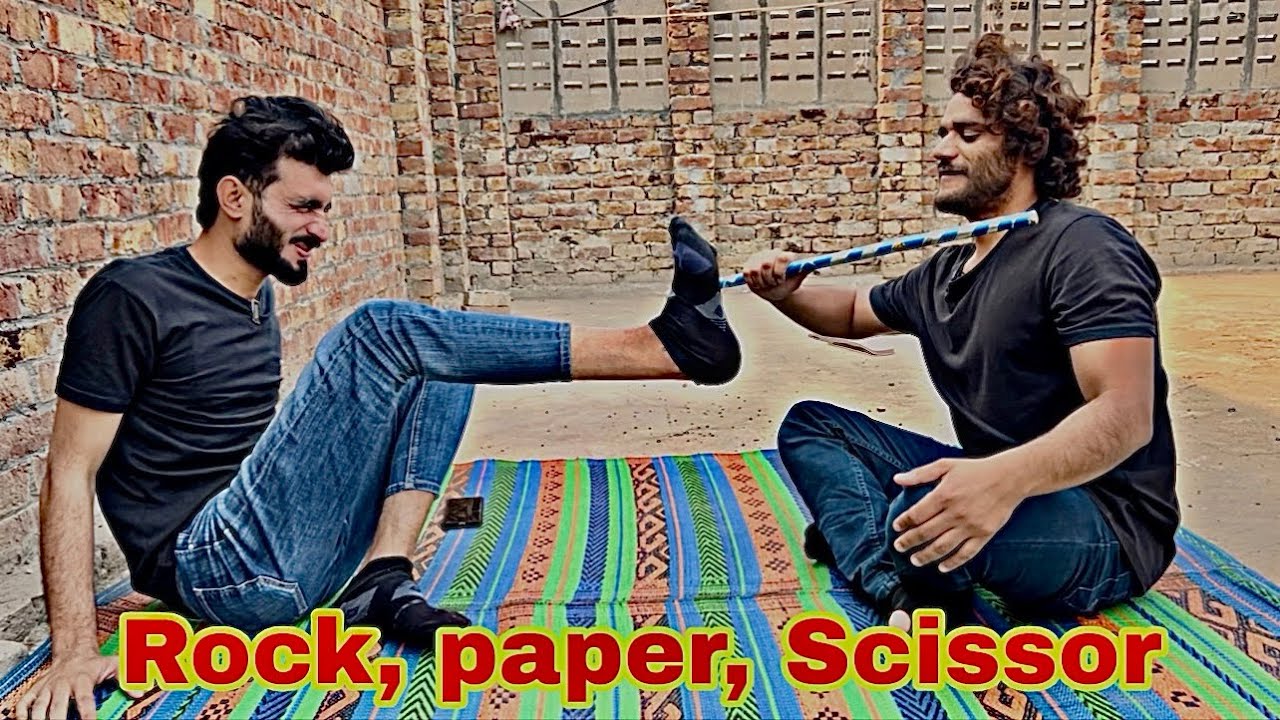 Rock-Paper-Scissors Falaka Challenge: Hilarious Foot Showdown! - YouTube