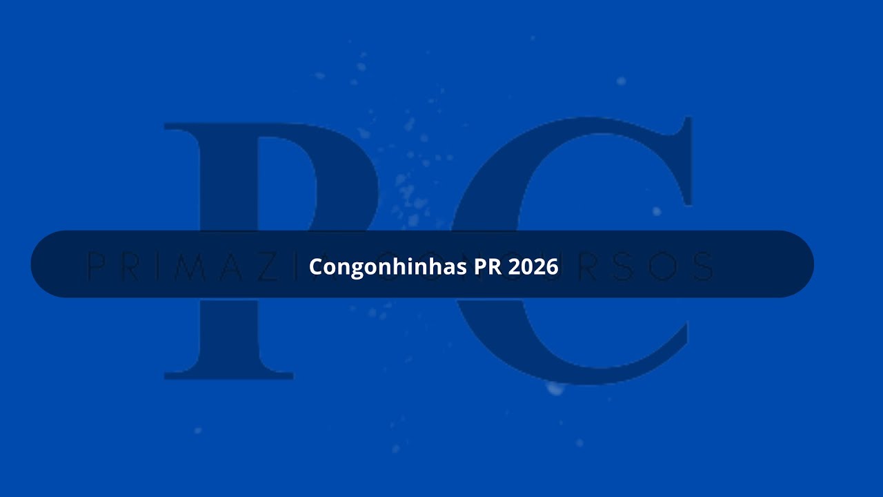 Apostila Prefeitura de Congonhinhas PR 2026 Enfermeiro - YouTube