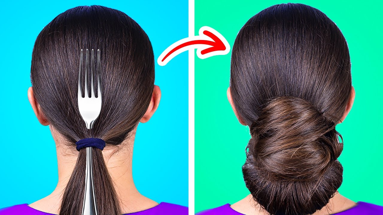 Simple DIY Hairstyles Tutorials And Beauty Hacks - YouTube