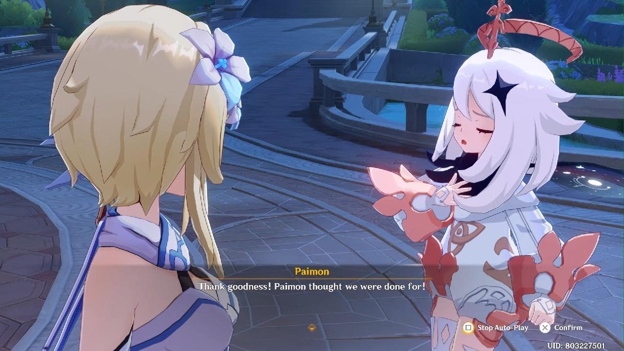 NAVIA LOVES PAIMON Genshin Impact CUTSCENE - YouTube