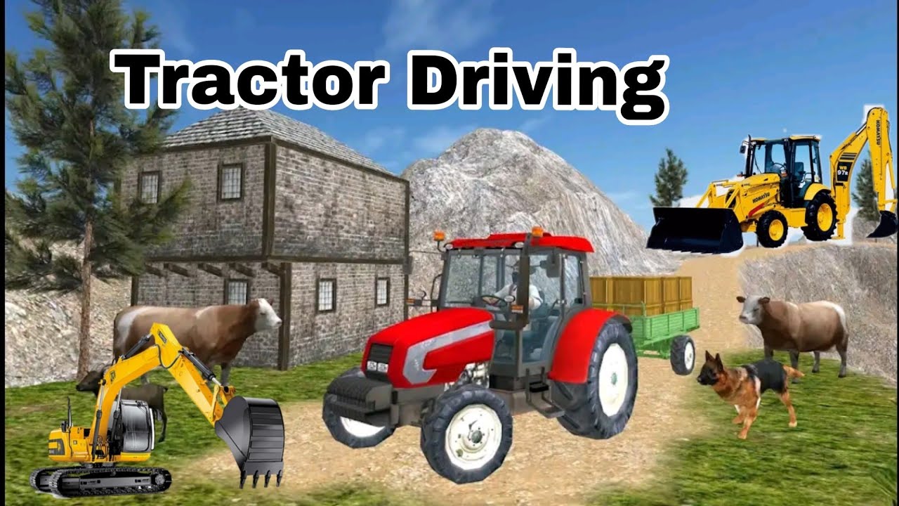 Tractor 🚜 Driving Video||Tractor Driver Loding From Jcb #tractor #jcb # ...