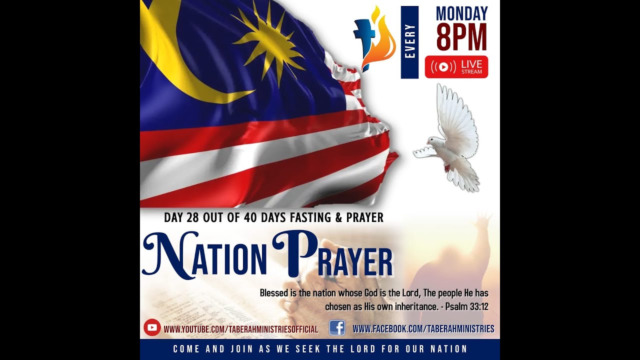 Nation Prayer @ Day 28 out of 40 days Fasting & Prayer | 27th March ...