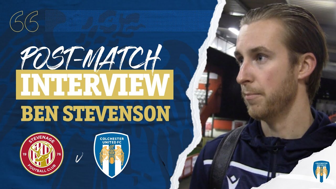 POST MATCH| Ben Stevenson on Stevenage draw - YouTube
