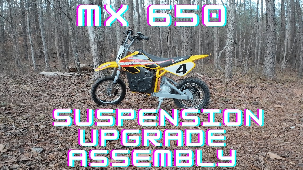 RAZOR MX 650 Suspension Upgrade - YouTube
