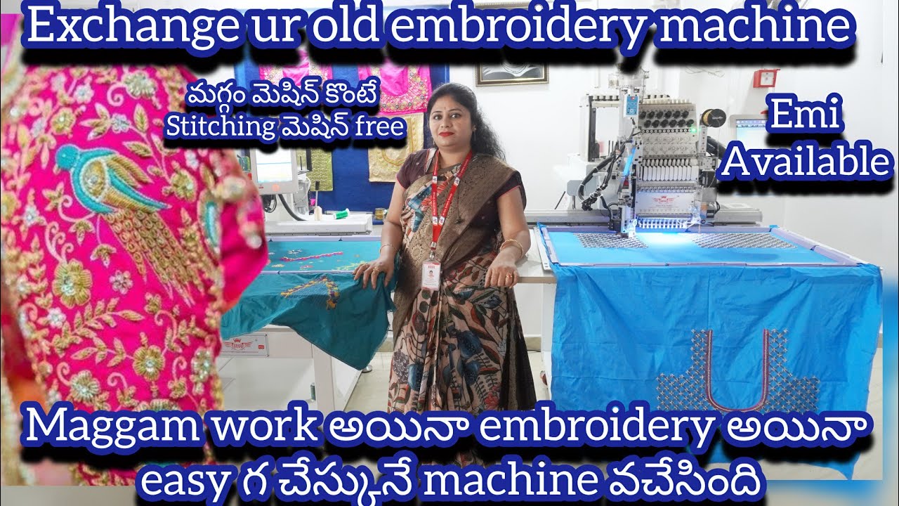 Trending Maggam & embroidery machine in budget friendly price/ training ...