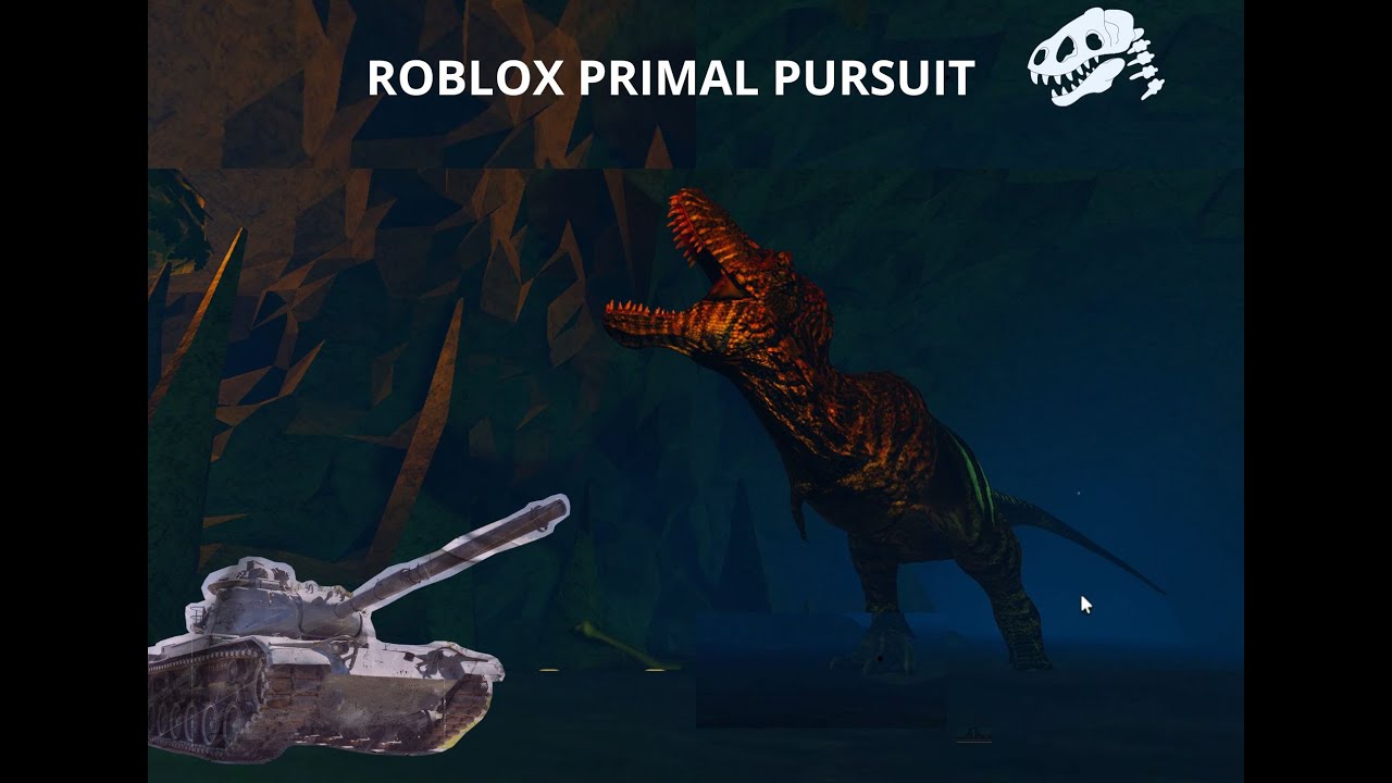 PRIMAL PURSUIT ROBLOX AVENTURA SOBREVIVENDO COMO T-REX E SER HUMANO ...