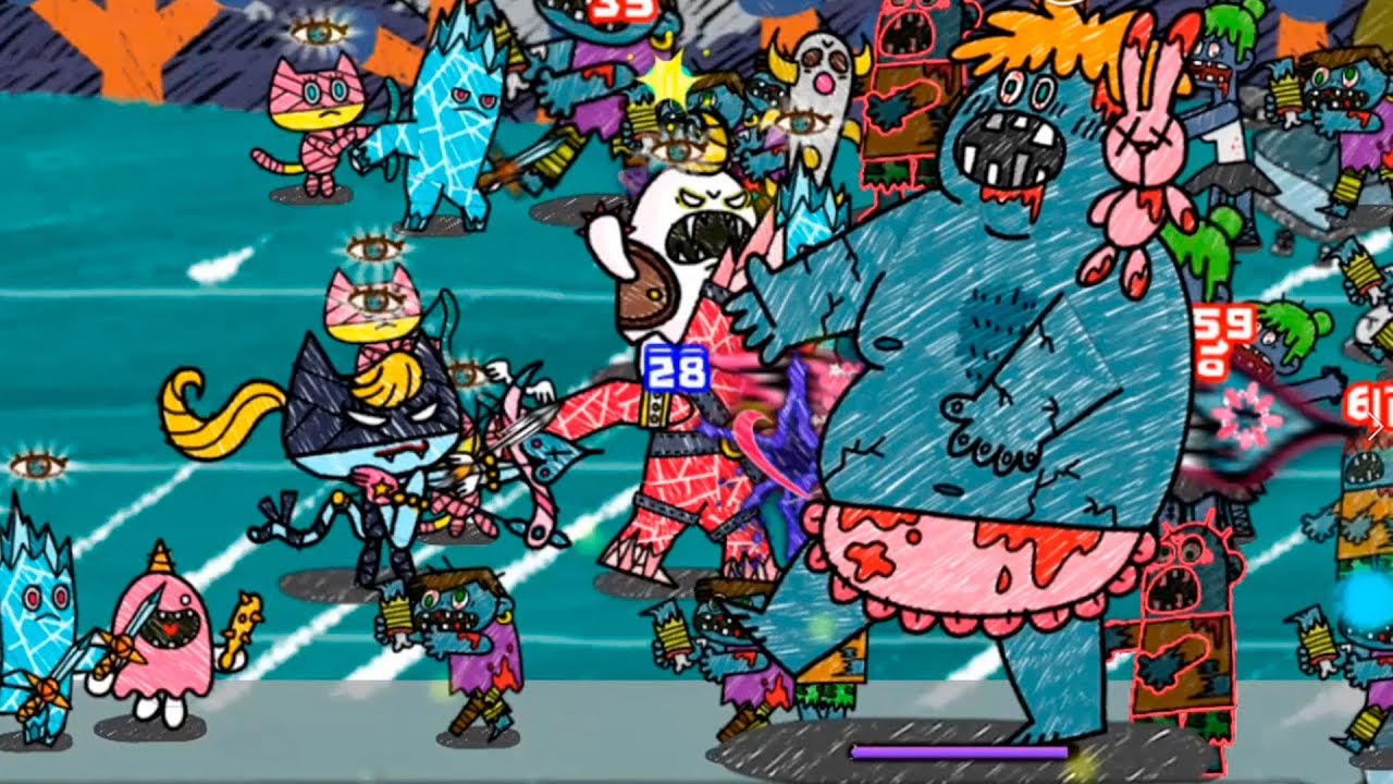 monster vs zombie - YouTube