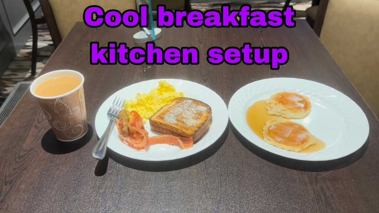 Cool breakfast kitchen setup - YouTube