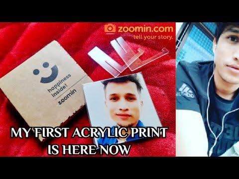 Zoomin acrylic prints unboxing || my first customized acrylic wall ...