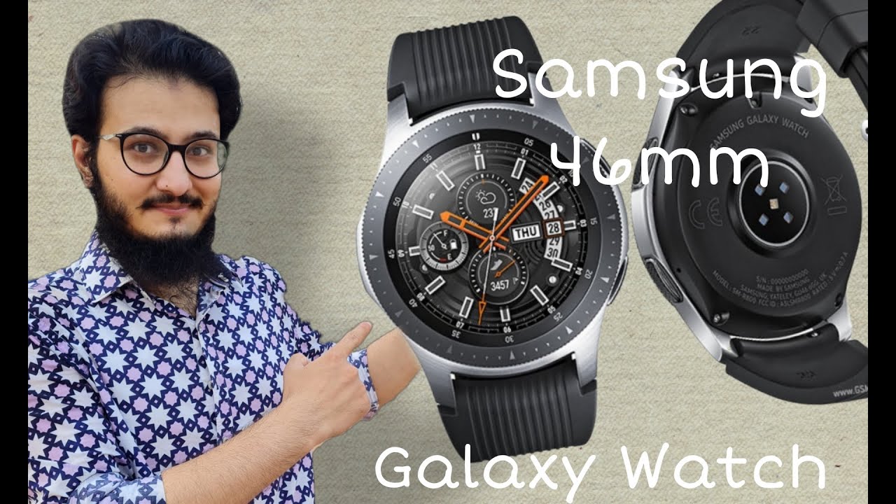 Samsung Galaxy Watch Silver 46mm SM-R800 || Amoled Display 1.3 ...