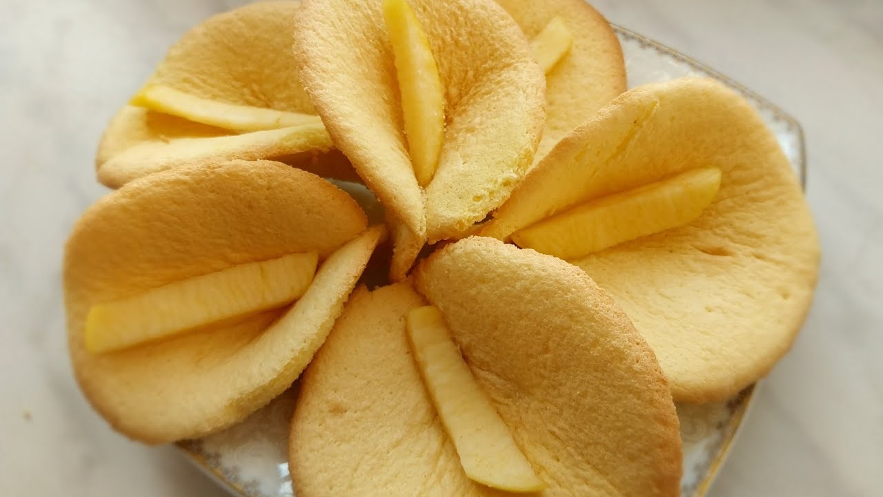 3 INGREDIENTS cookies.Calla Lily cookies at home.Easy and fast snack ...