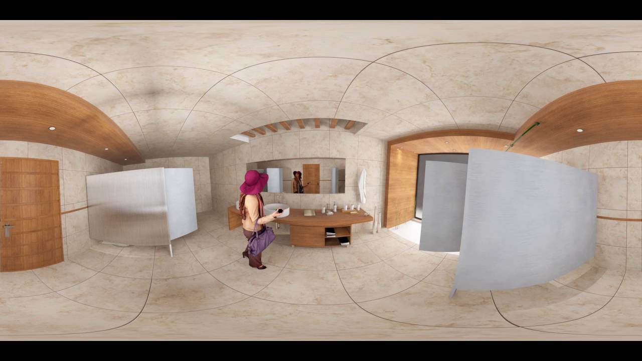 BAÑO render 360 - YouTube