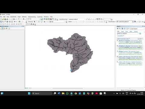 Drainage density map in arcgis - YouTube