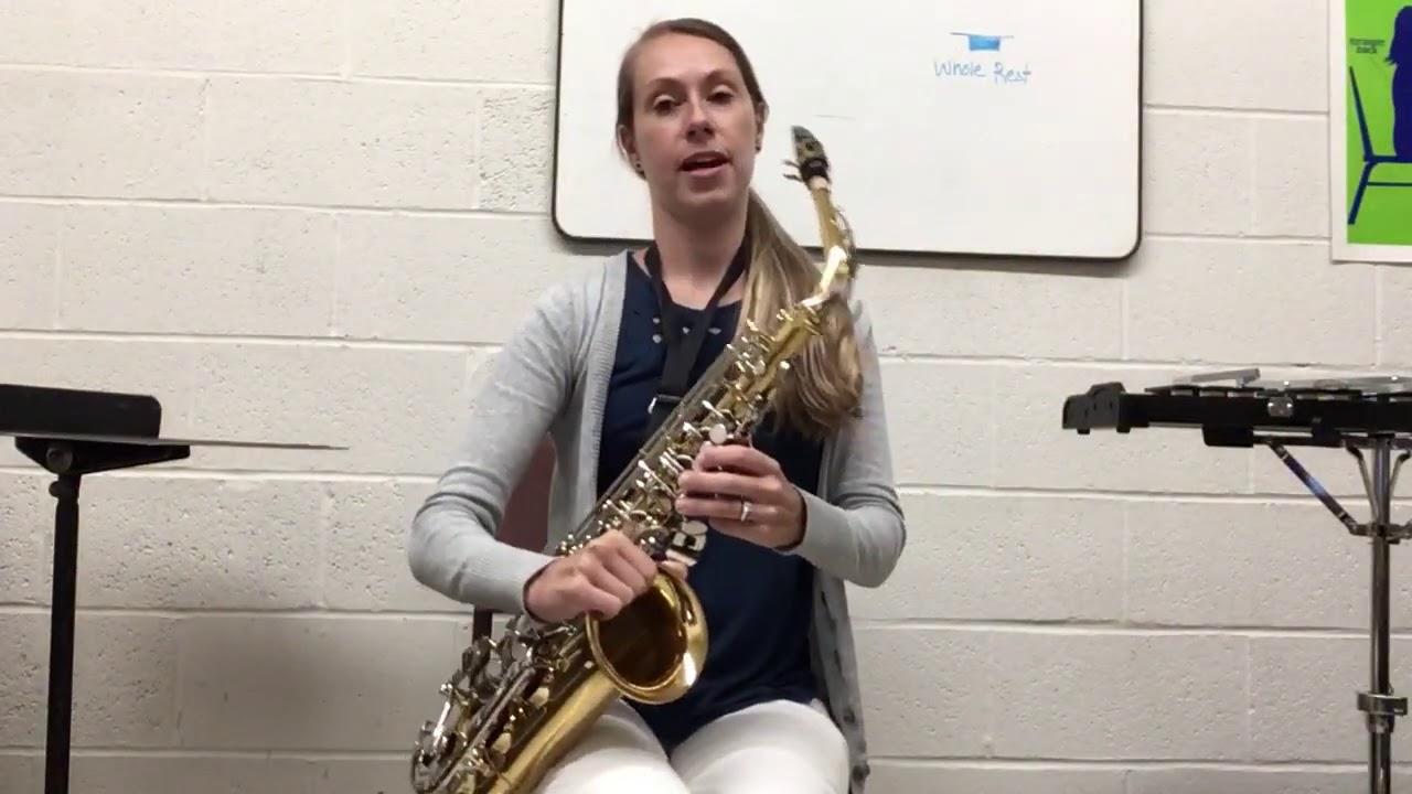 How to Hold the Saxophone - YouTube