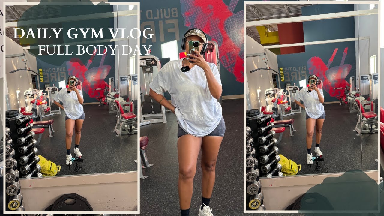 Daily Gym Vlog: Full Body - YouTube