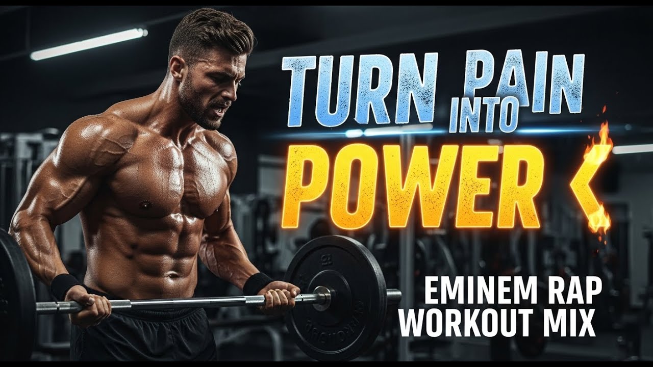 TURN PAIN INTO POWER 💥 EMINEM RAP WORKOUT MIX #workout - YouTube