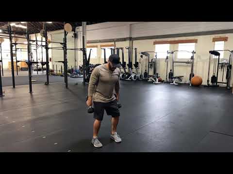 Dumbbell Clean and Jerk