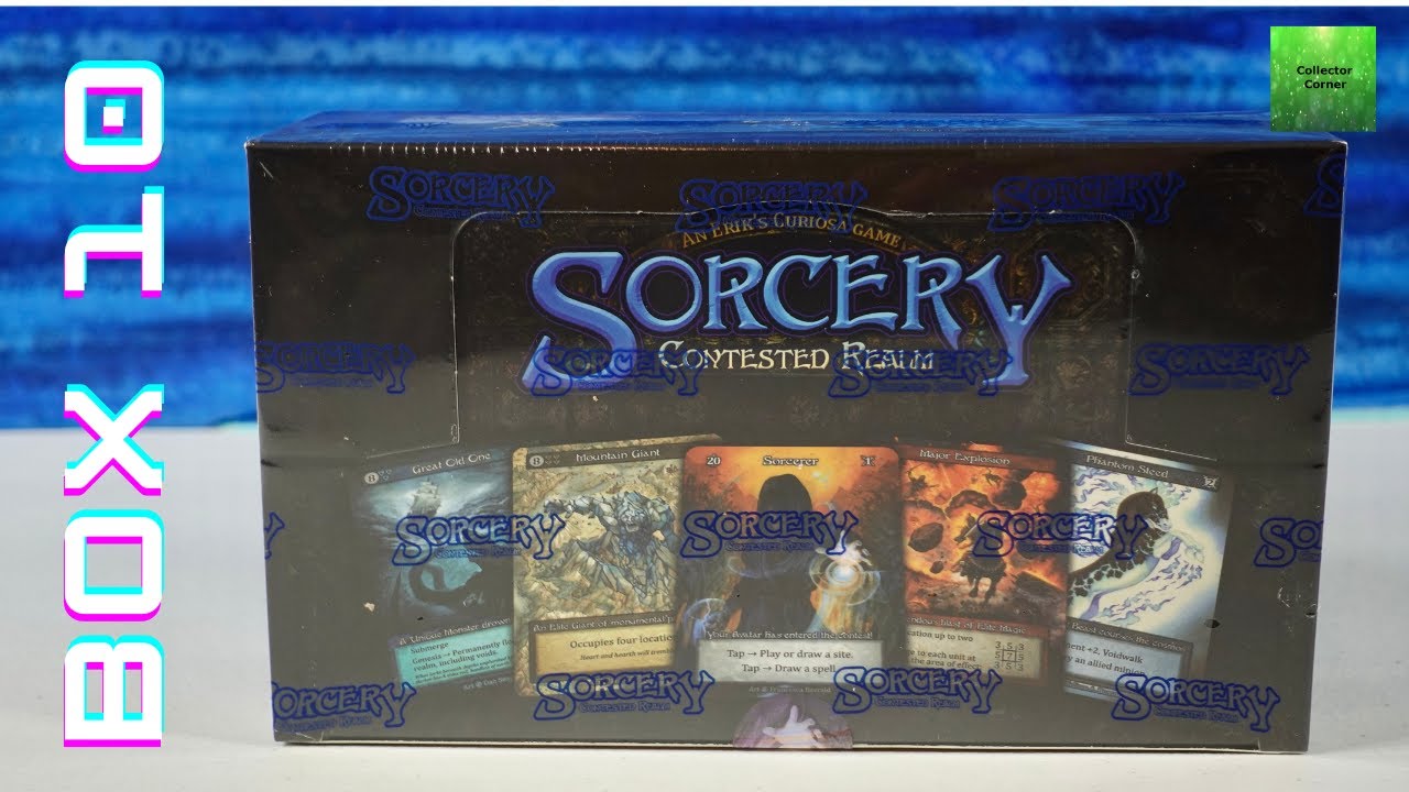 Sorcery Contested Realm Full Booster Box Break #10 Unboxing TCG Packs ...