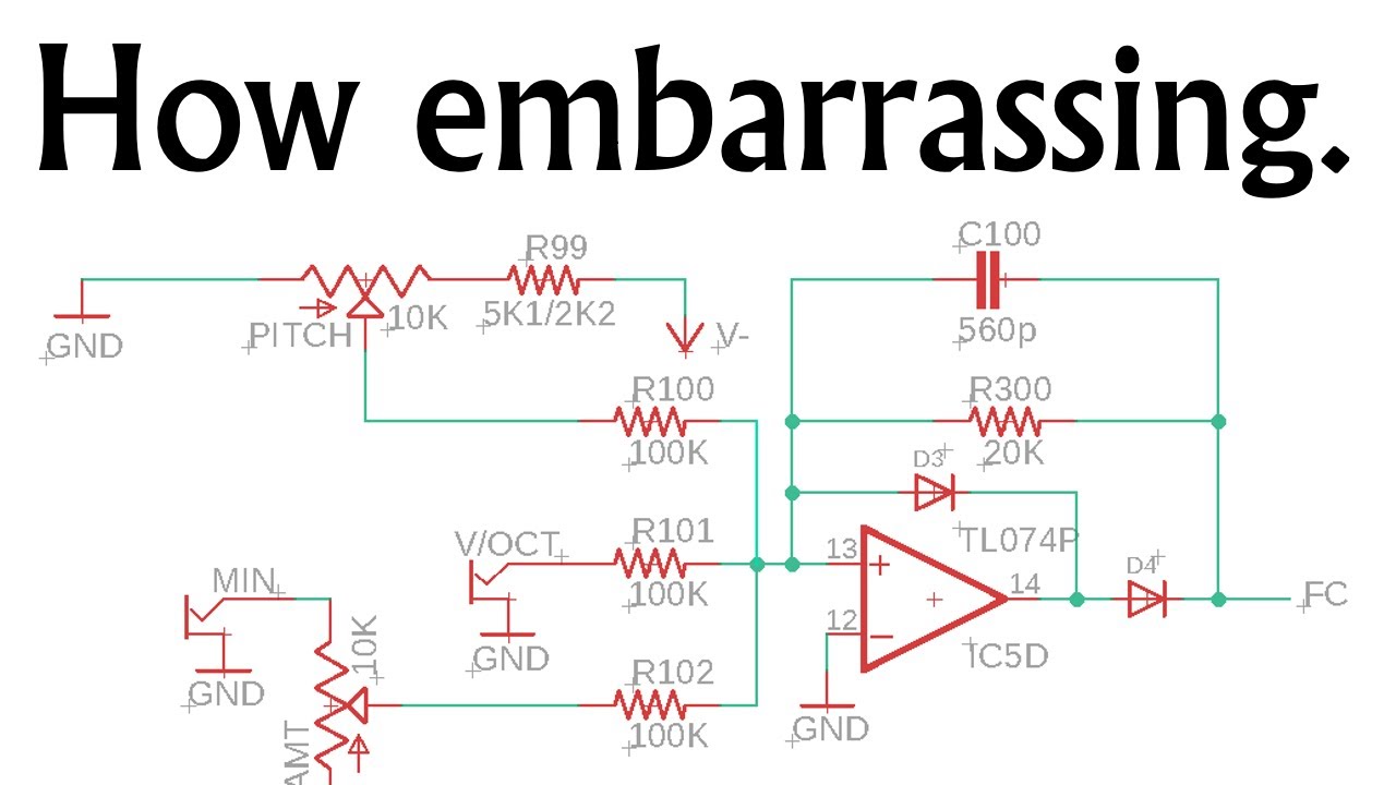 Fixing Layout of a SSI2164 4-pole VCF (Voltage Controlled Filter ...