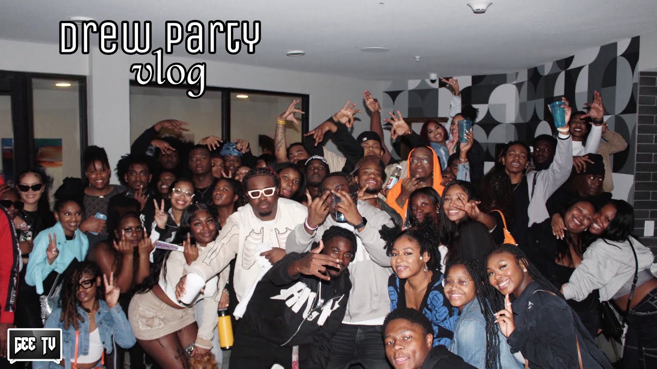 drew party vlog. - YouTube