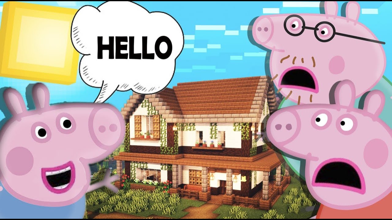 Peppa Pig Plays Minecraft, But George Talks. - YouTube