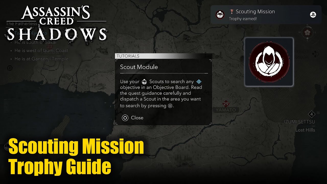 Assassin's Creed Shadows • Scouting Mission Trophy Guide (Gather ...