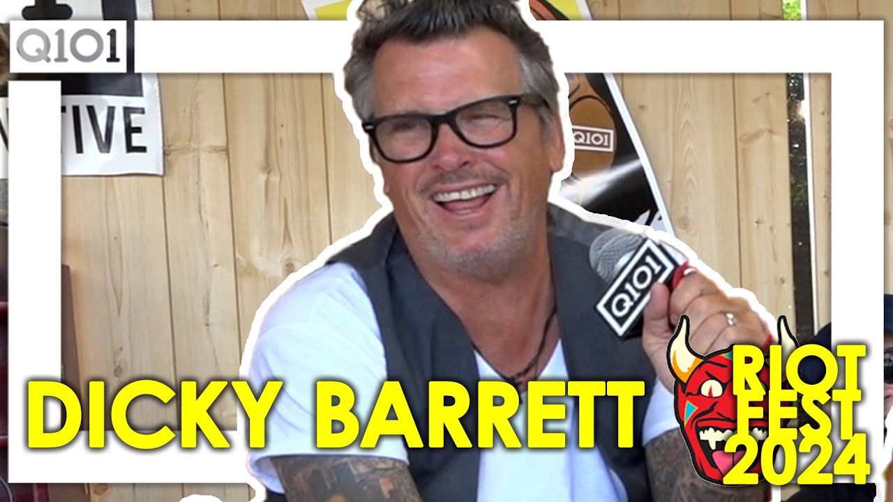 Dicky Barrett interview at Riot Fest 2024 with Q101's Brian and Kenzie ...