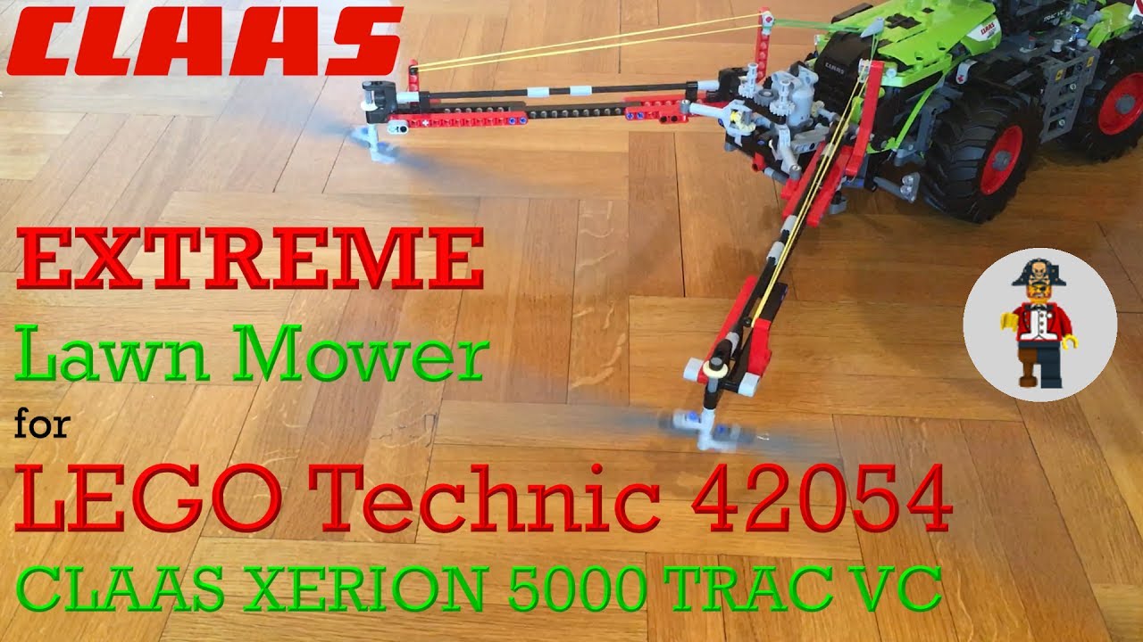 EXTREME lawn mower LEGO technic 42054 CLAAS XERION 5000 TRAC VC [MOD ...