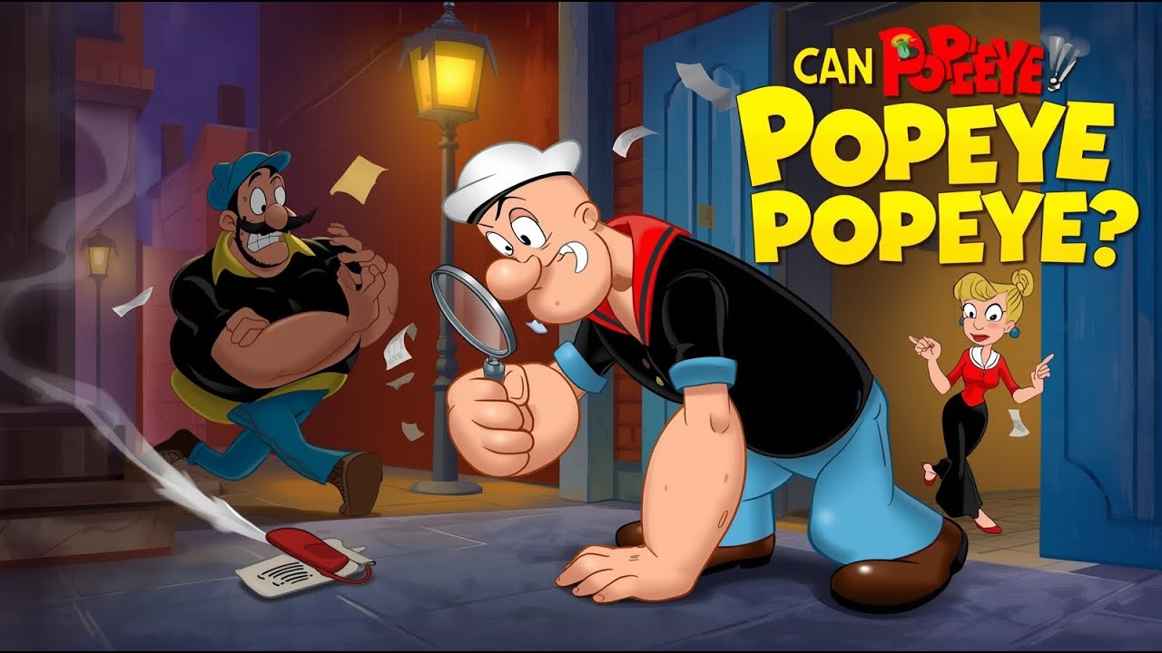 Can Popeye Solve the Funniest Mystery Ever? | Private Eye Popeye (1954 ...