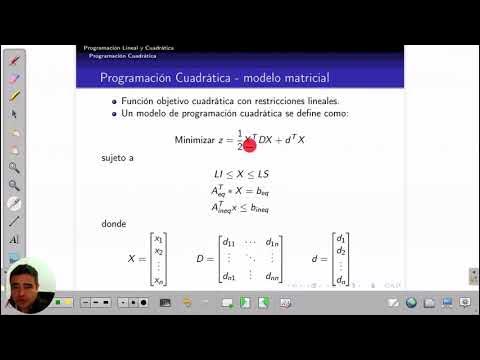Programación cuadrática Optimización - YouTube