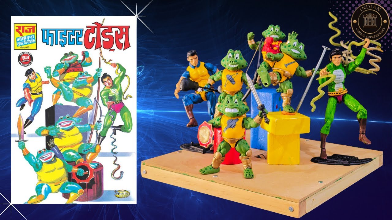 Fighter Toads | Raj Comics | SUPR SPCL #1 | Comics Cover Staging ...