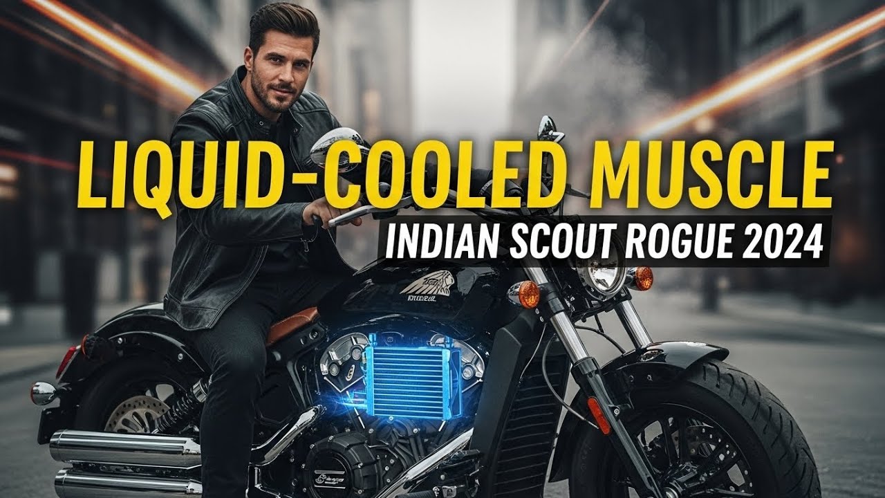 Liquid-Cooled Muscle, Cruiser Precision Vibes - Indian Scout Rogue 2024 ...