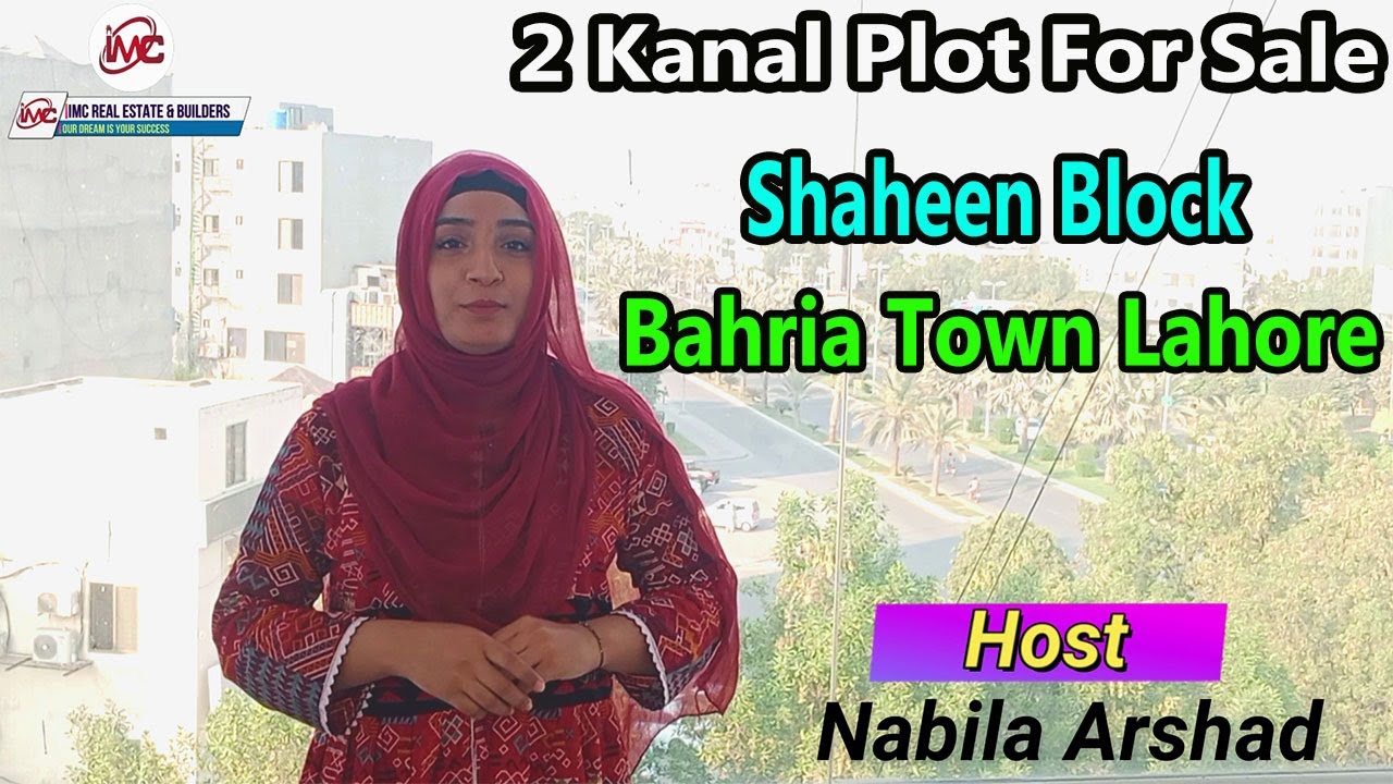 2 Kanal Plot For Sale|Shaheen Block Bahria Town Lahore#imc #realestate #bahriatown #lahore #plot ...