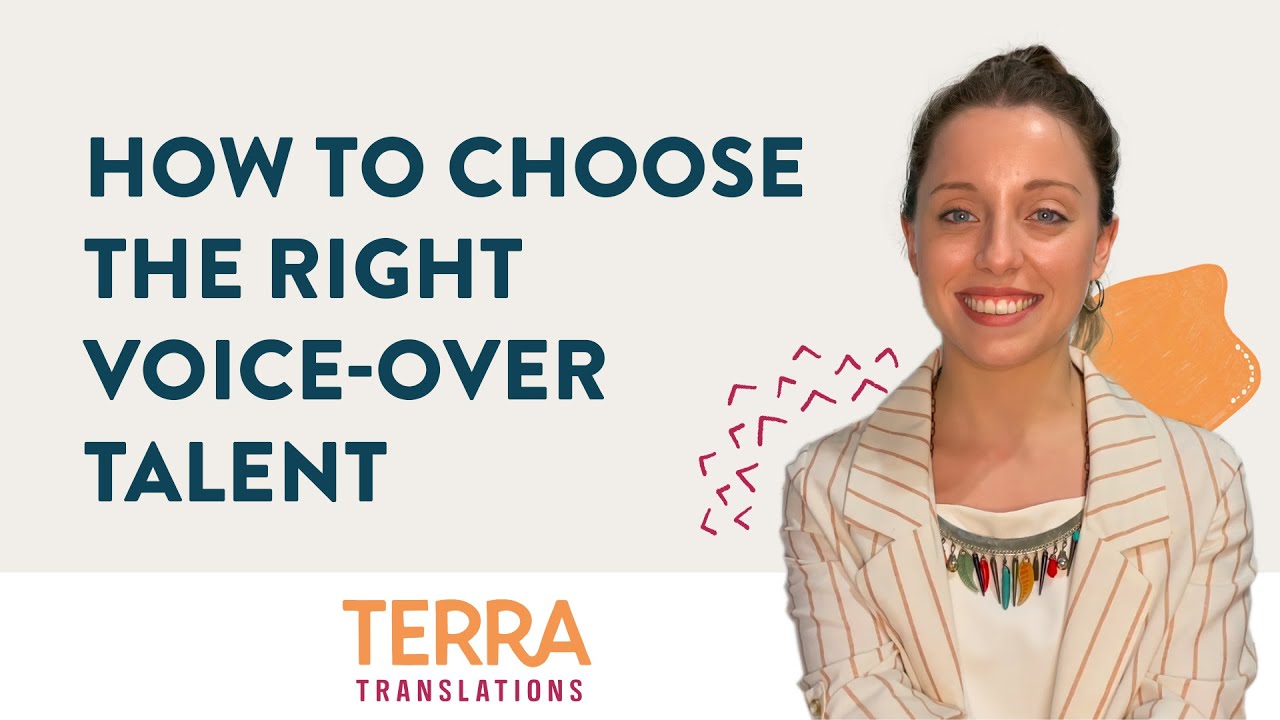 How to Choose the Right Voice Over Talent - YouTube
