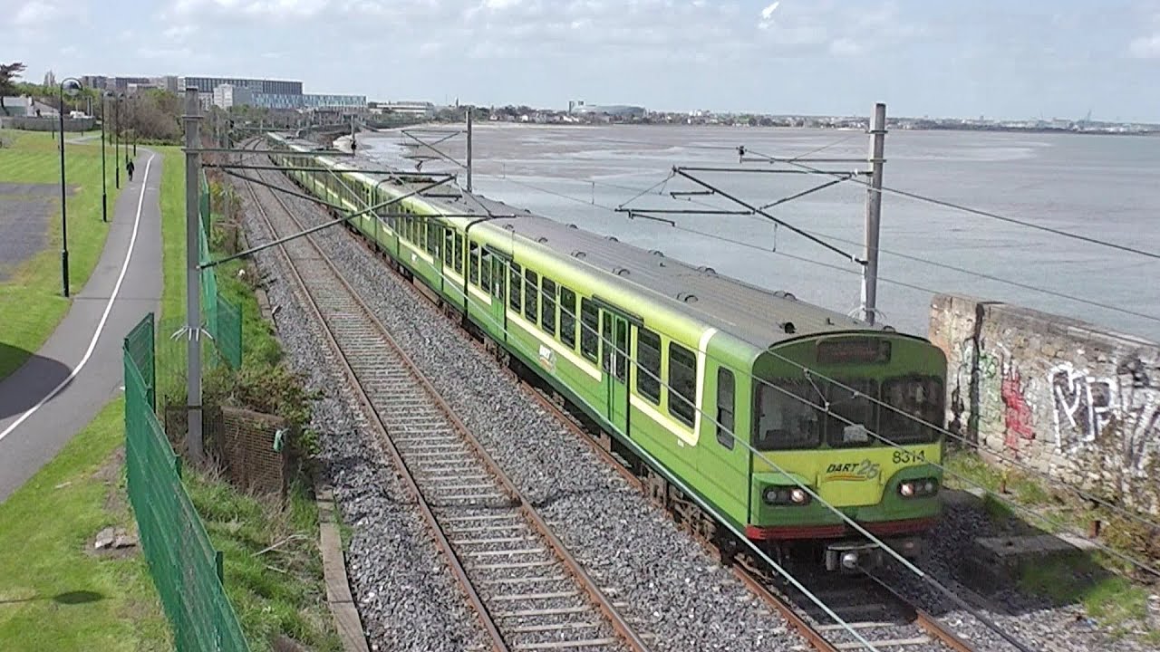 8300 Class Dart Train number 8314 - Booterstown, Dublin - YouTube