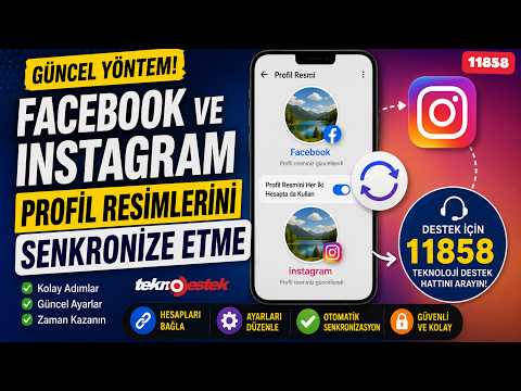 🔥 Facebook ve instagram Profil Resimleri Nasıl Senkronize Edilir? (2026 Güncel Ayarlar)
