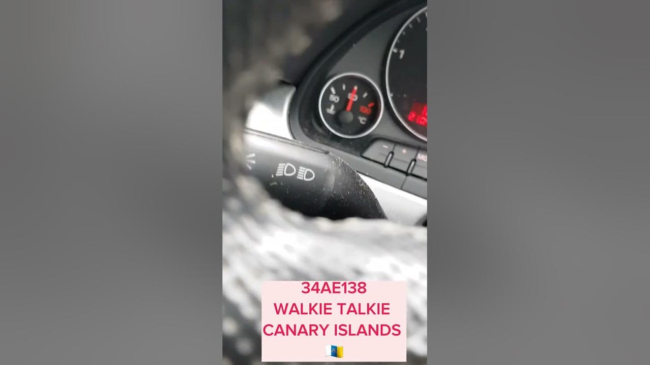 34AE138 CANARY ISLANDS 🇮🇨 WALKIE TALKIE INTO MOBILE WALES 🏴󠁧󠁢󠁷󠁬󠁳󠁿 QSB - YouTube