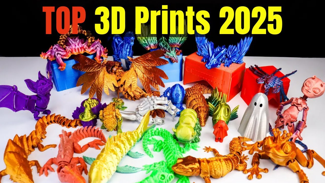 Top 26 Articulated 3D Printing October Recap 2025 - YouTube
