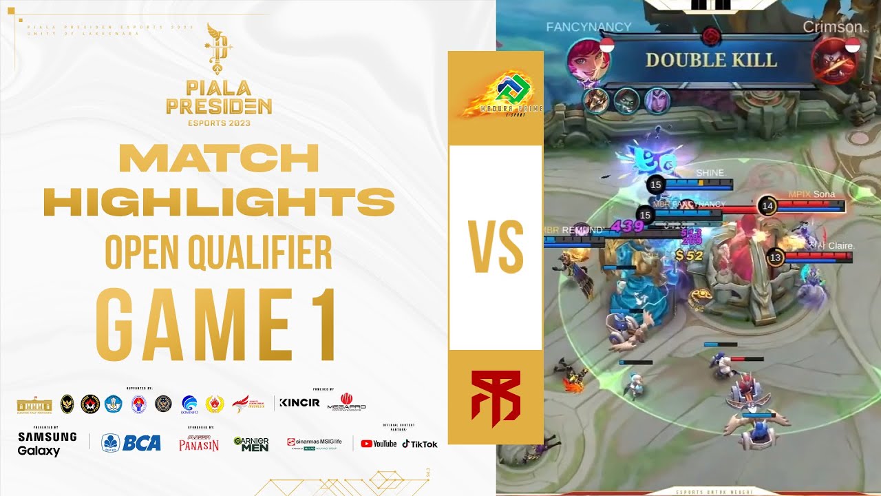 (MLBB WOMEN) MATCH HIGHLIGHT - MADURA PRIME VS. MBR DELPHYNE - GAME 1 ...