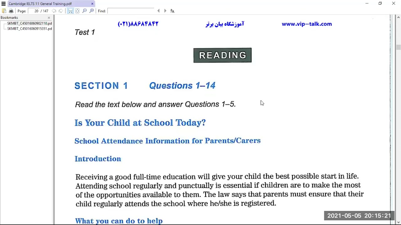 Cambridge 11 Test 1 General Reading YouTube cambridge-11-test-1-general-reading-youtube