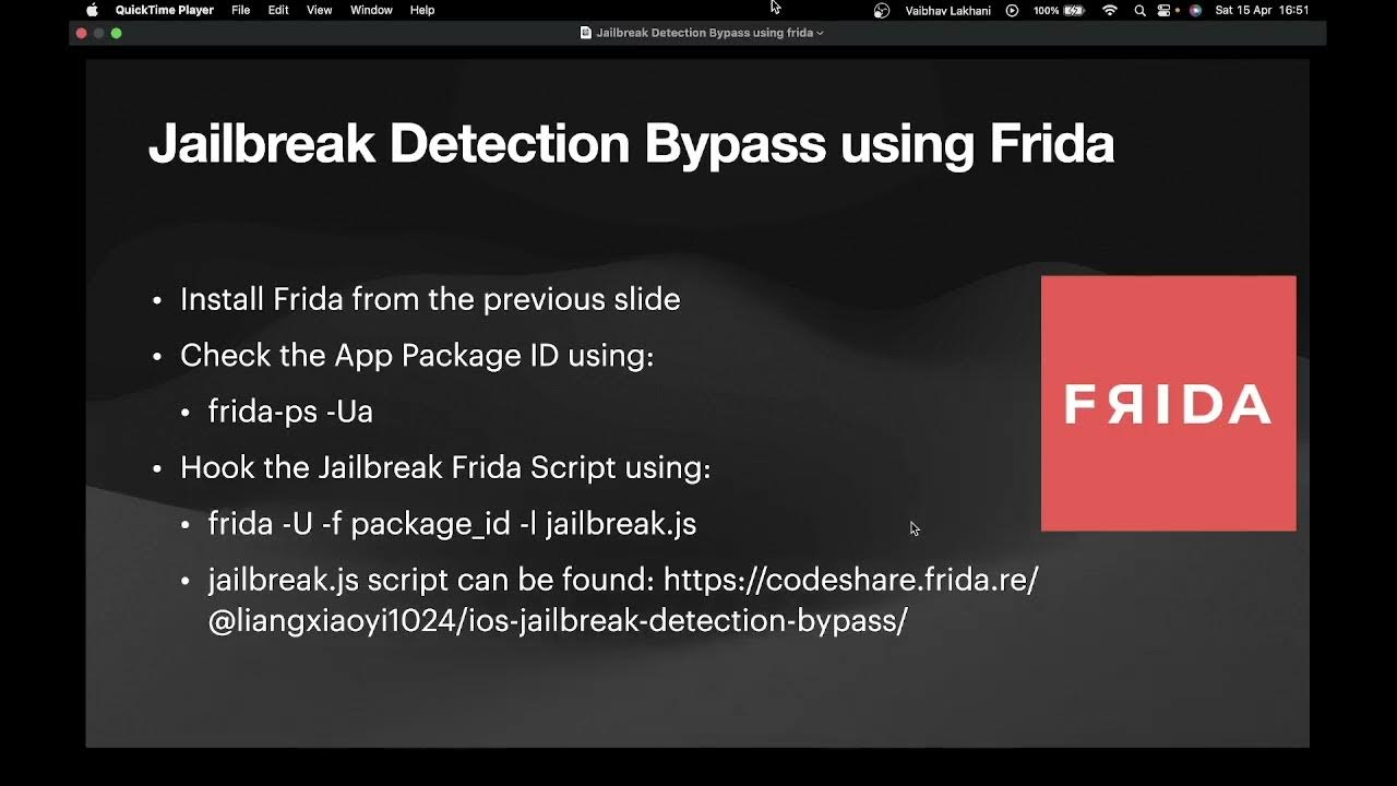 iOS Pentesting - Jailbreak Detection Bypass - YouTube