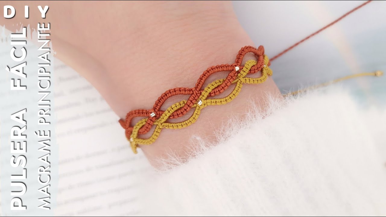 DIY COMO HACER PULSERAS FÁCIL Y RÁPIDO | PULSERAS EN MACRAMÉ PARA ...