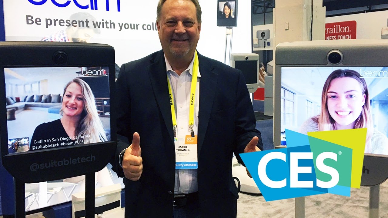 BE PRESENT ANYWHERE WITH BEAM BY SUITABLE TECHNOLOGIES AT CES 2017 ...