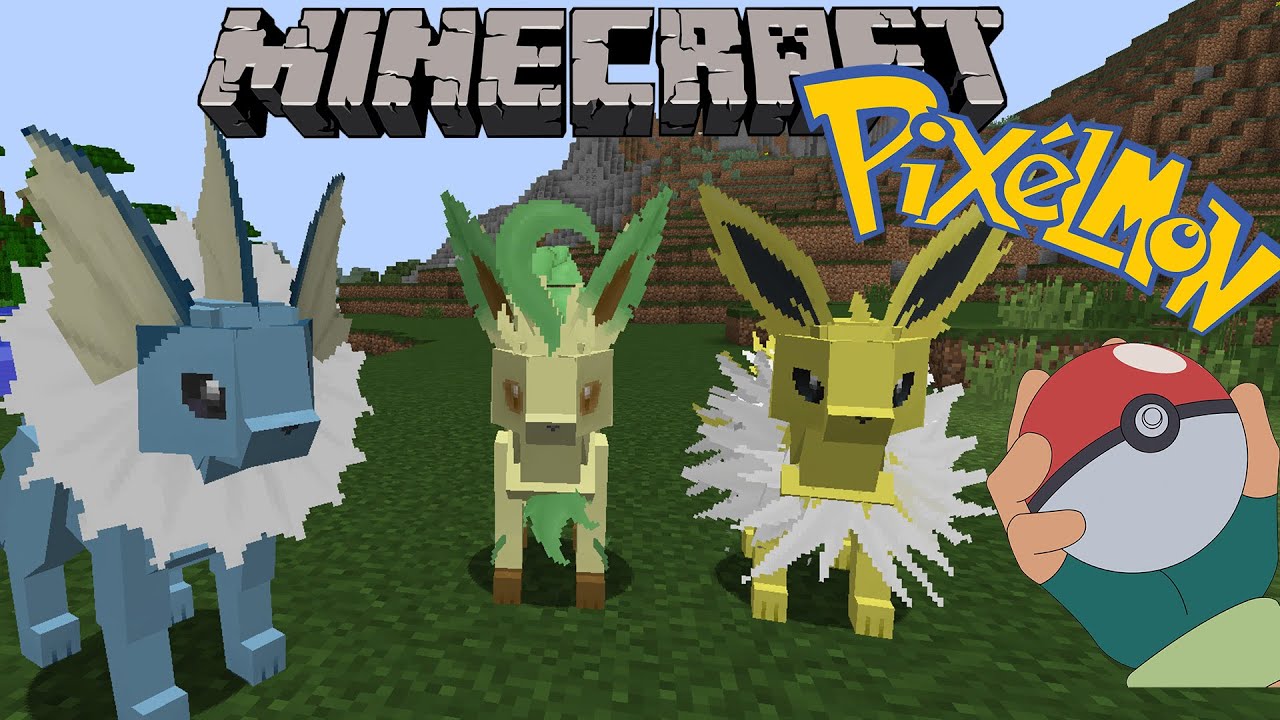 MINECRAFT PIXELMON | VAPOREON, JOLTEON & LEAFEON med SoftisFFS & jnx ...