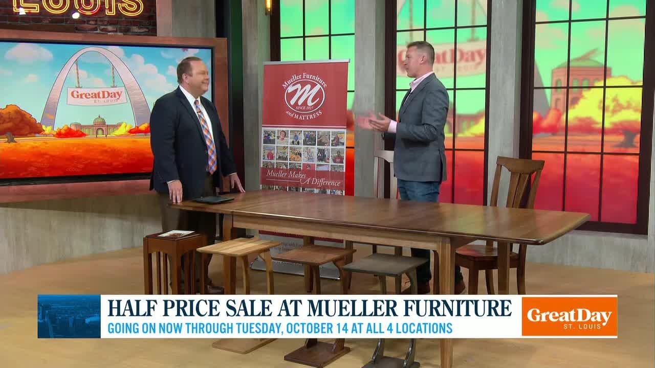 Half Price Sale at Mueller Furniture - YouTube