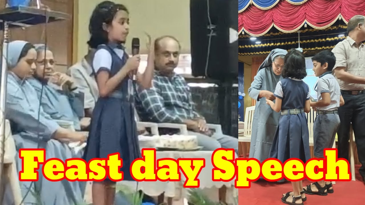 Feast day speech/ Angels of God / Awesome Angel Alaina Robins - YouTube