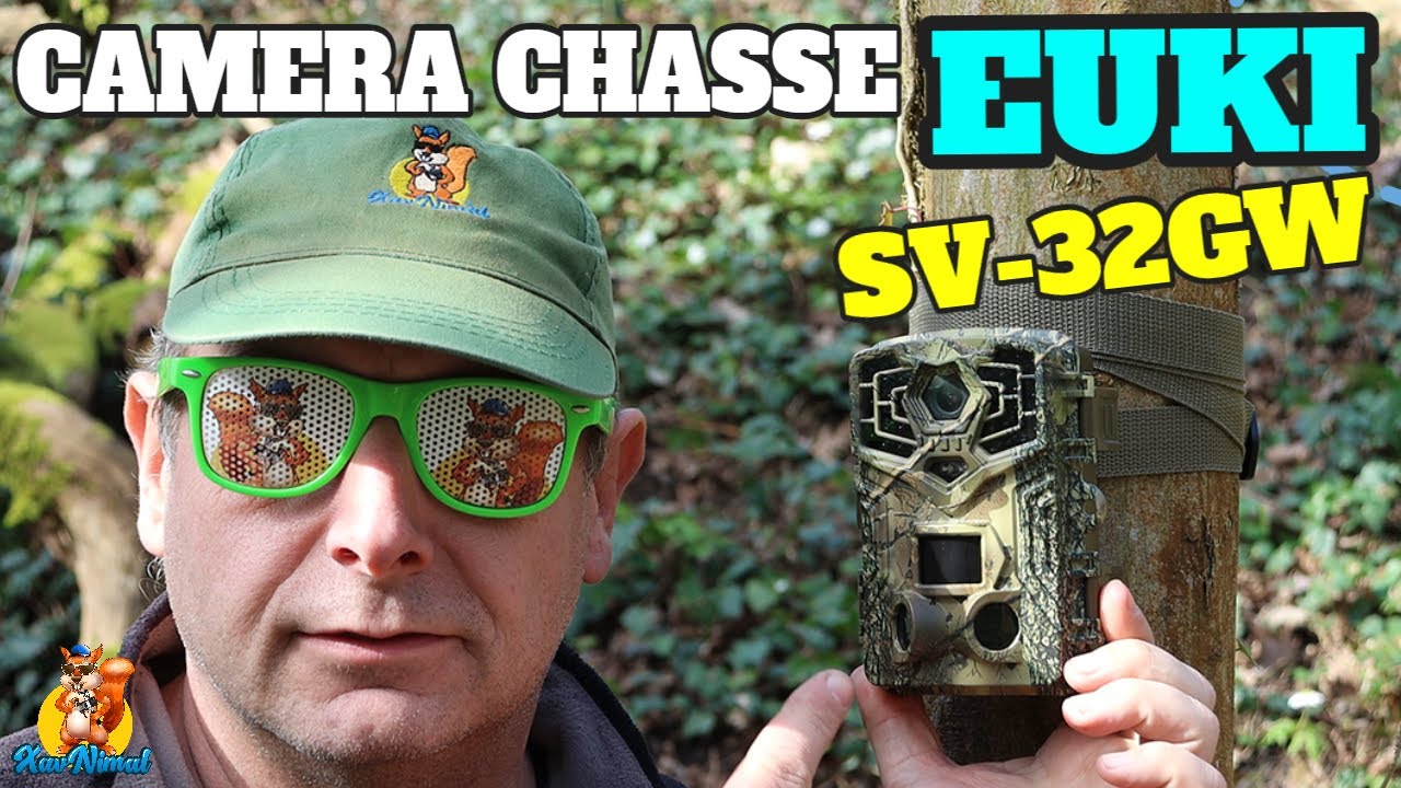 CAMÉRA CHASSE 📸👀📸 EUKI SV-GW avec wifi/bluetooth - YouTube