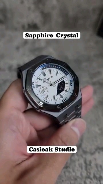 Casioak Mod Casio G-SHOCK Royal Oak Custom Mens Luxury Watches 44mm ...