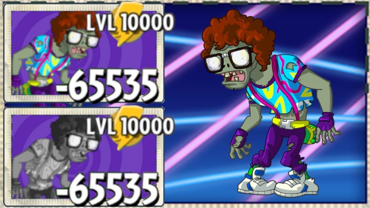 Plants vs Zombies 2 Arcade Zombie Upgraded to Level 10000 - YouTube
